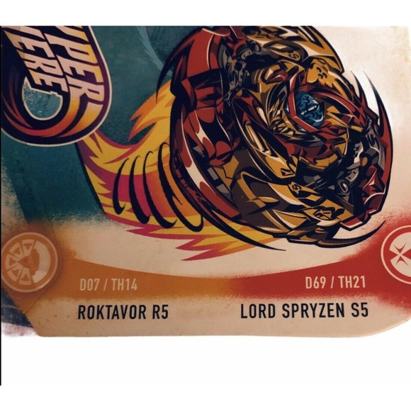 Hasbro | Toys | Beyblade Burst Rise Roktavor R5 Lord Spryzen S5 ...